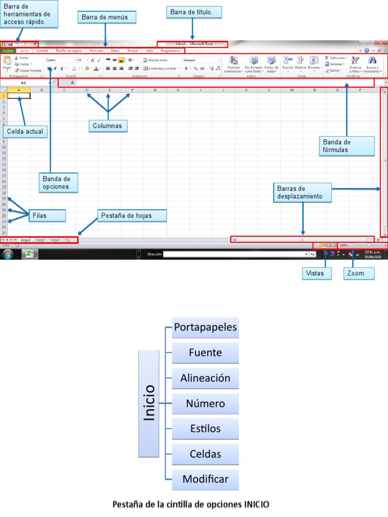 Elementos de Excel | PDF | Microsoft Excel | Ingeniería de software