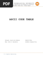 ASCII Control Characters | PDF | Latin Alphabet | Notation