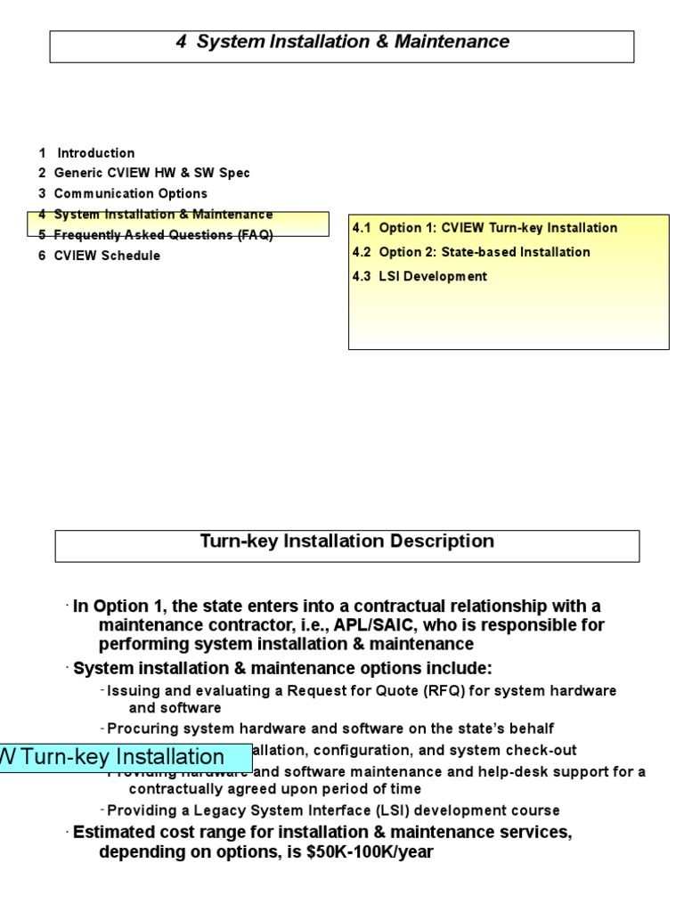 4 System Installation & Maintenance | PDF | Information Technology ...