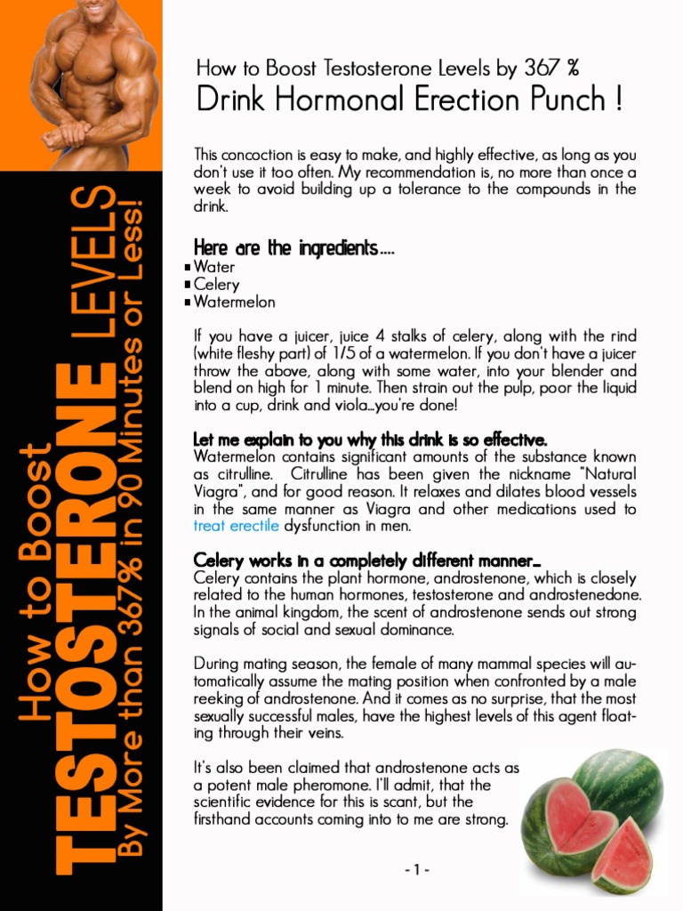 How To Boost Testosterone | PDF