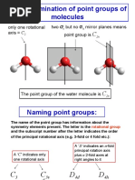 Point Group Determination Flow Chart | PDF