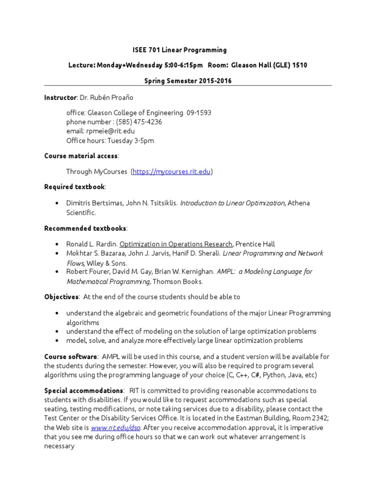 Flows, Wiley & Sons. Mathematical Programming, Thomson Books | PDF ...