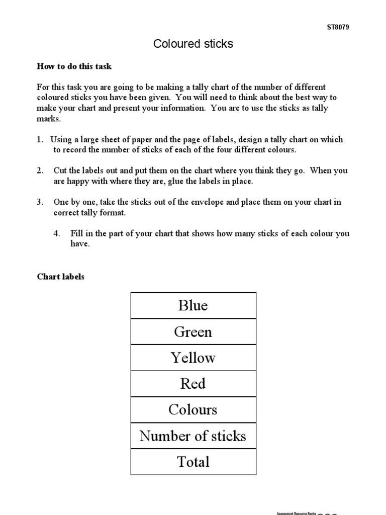 Tally Coloured (St8079) | PDF | Teaching Mathematics