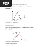 Proyección Escalar y Vectorial de Vectores | PDF | Vector Euclidiano ...