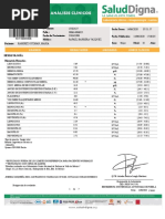 Resultados SaludDigna | PDF | Colesterol | Especialidades Medicas
