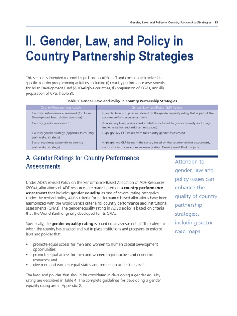 Gender, Law, and Policy | Download Free PDF | Gender Equality | Gender ...
