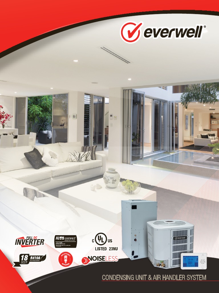 Condensing Unit & Air Handler Specs | PDF | Power Supply | Amplifier