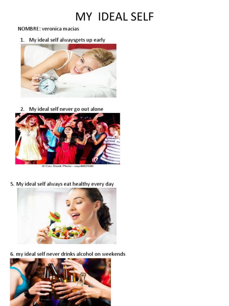My Ideal Self Actividad | PDF | Self-Improvement | Wellness