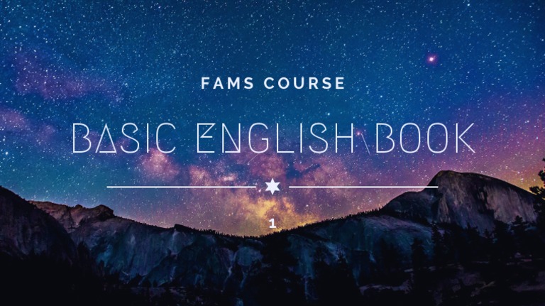 Basic English Book | PDF