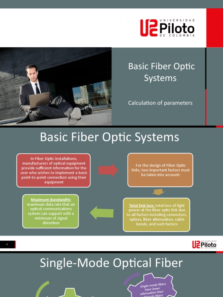 Basic Fiber Optic Systems: Calculation of Parameters | PDF | Optical ...