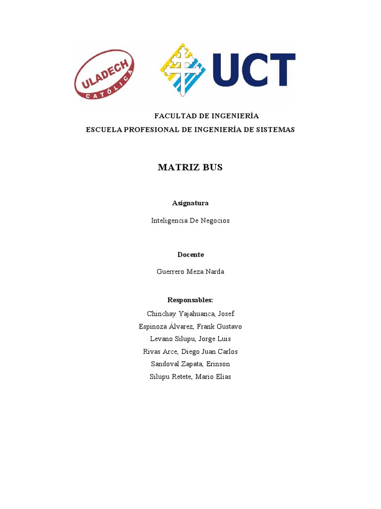Matriz Bus | PDF | Internet | Informática