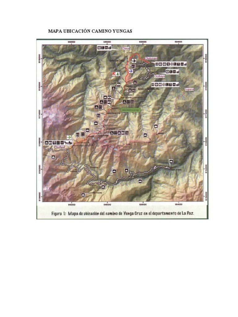 Mapa Politico Camino Yungas | PDF