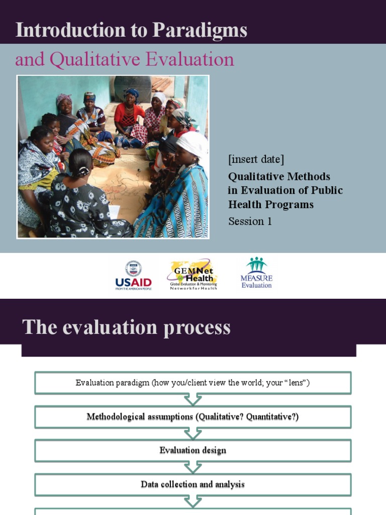 And Qualitative Evaluation: Introduction To Paradigms | PDF ...