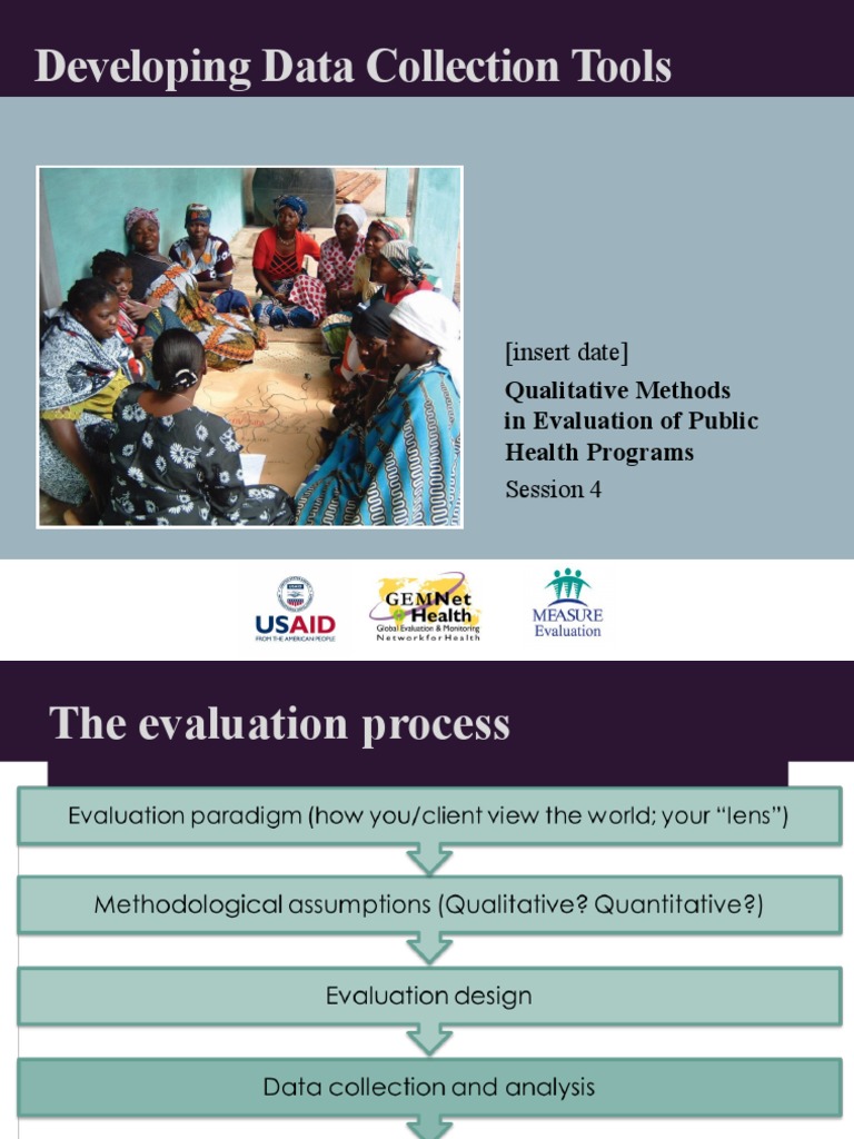 Developing Data Collection Tools: (Insert Date) | PDF | Qualitative ...