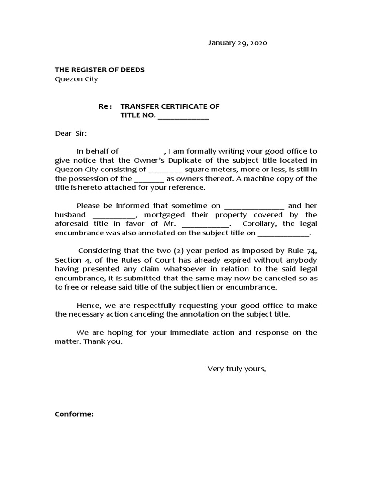 The Register of Deeds | PDF | Law