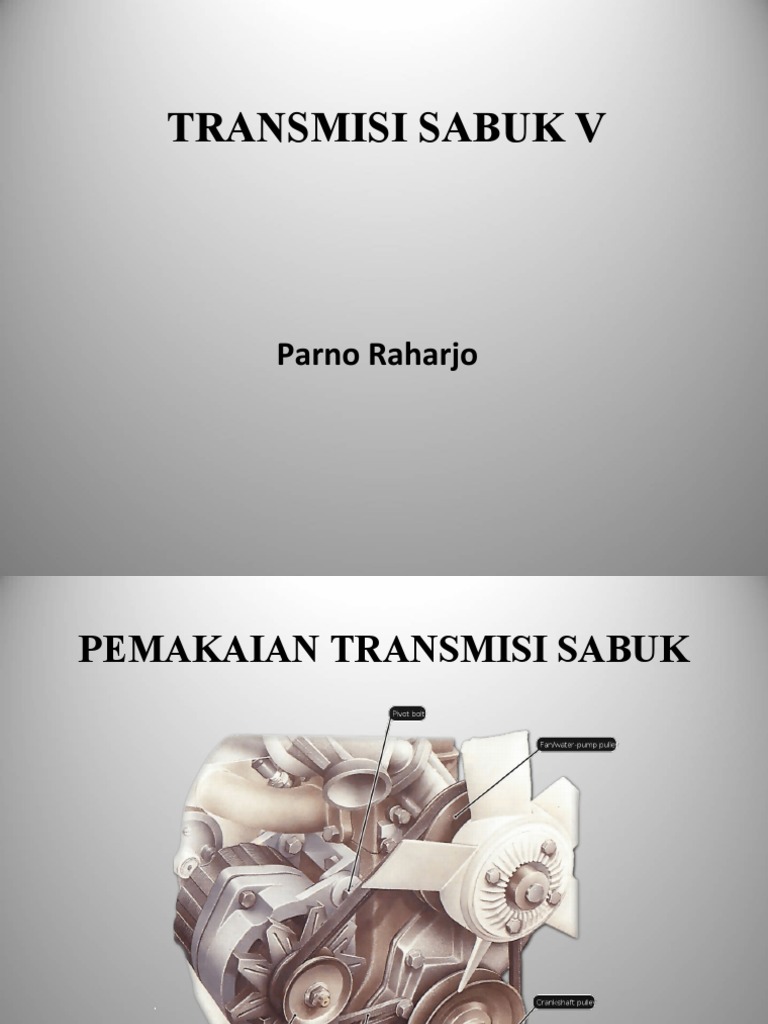 A Transmisi Sabuk V | PDF
