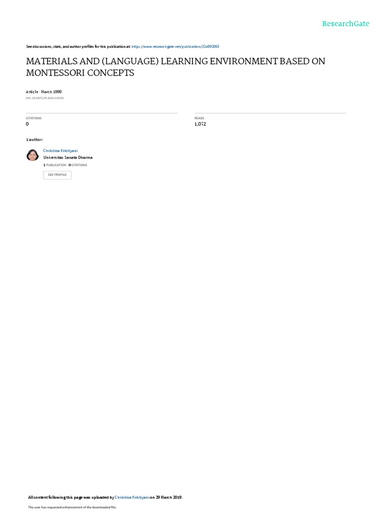 Materials and Language Learning Environment Based | PDF | Inclusion ...