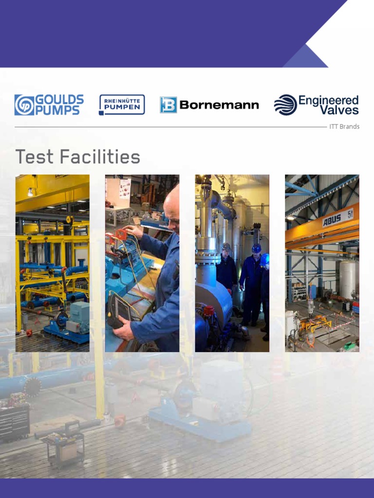 Test Facilities: ITT Brands | PDF | Pump | Manufactured Goods