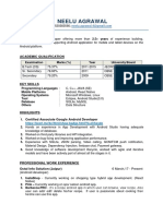 Android Developer Resume - Ajit Kumar | PDF | Programmer | Android (Operating System)