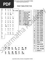 Nepali Unicode Romanized | PDF