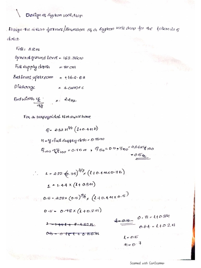Syphon Well Drop | PDF