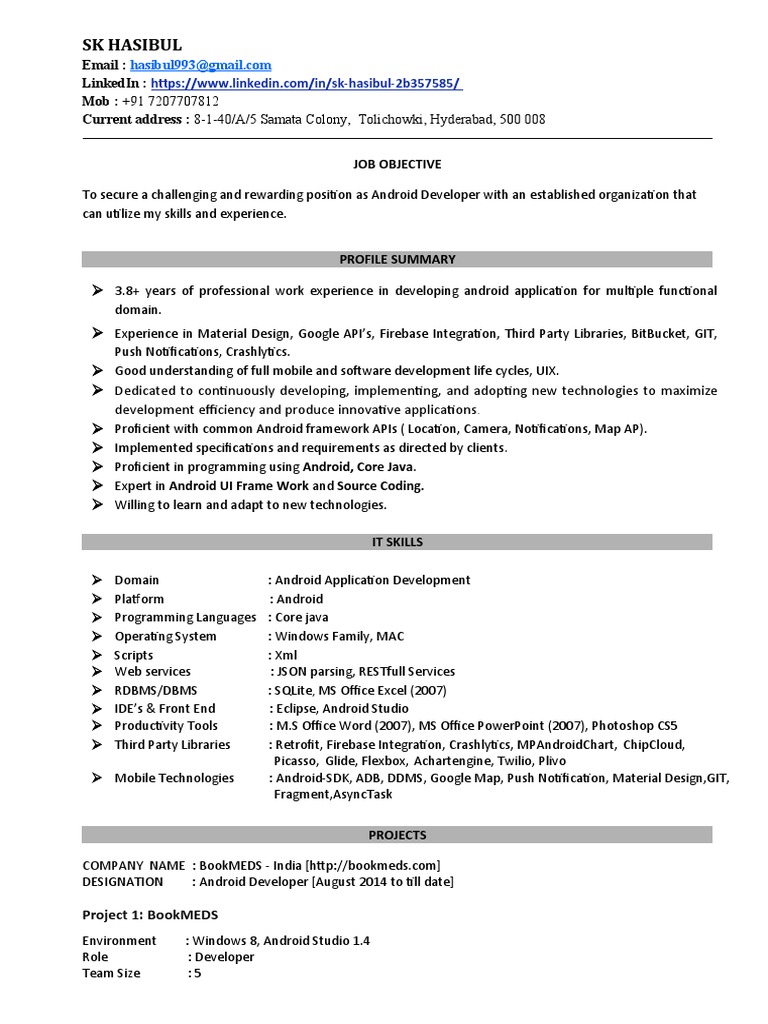 Hasibul Resume | PDF | Pharmacy | Google Play