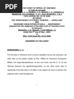 Constitution of The United Republic of Tanzania | PDF | Tanzania ...