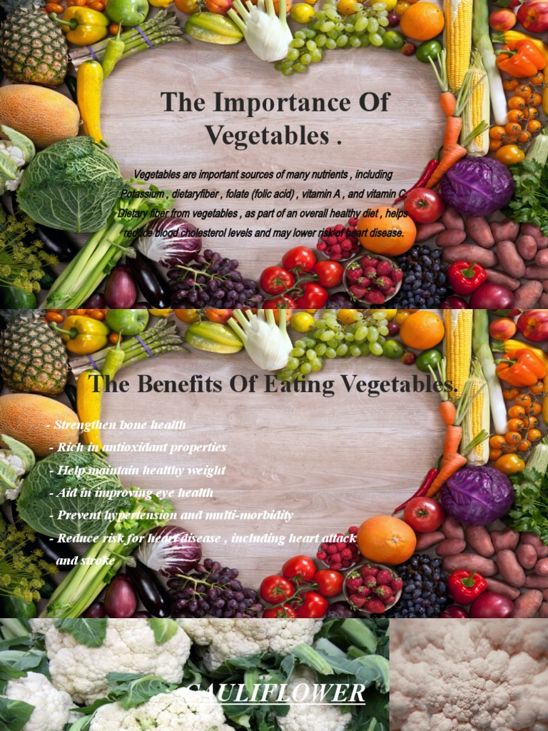 Health Benefits of Vegetables | PDF