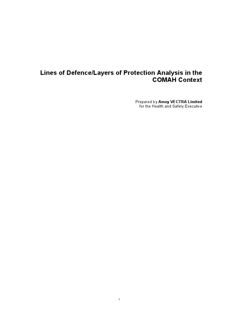 Lines of Defence Layers of Protection An | PDF | Risk | Risk Management