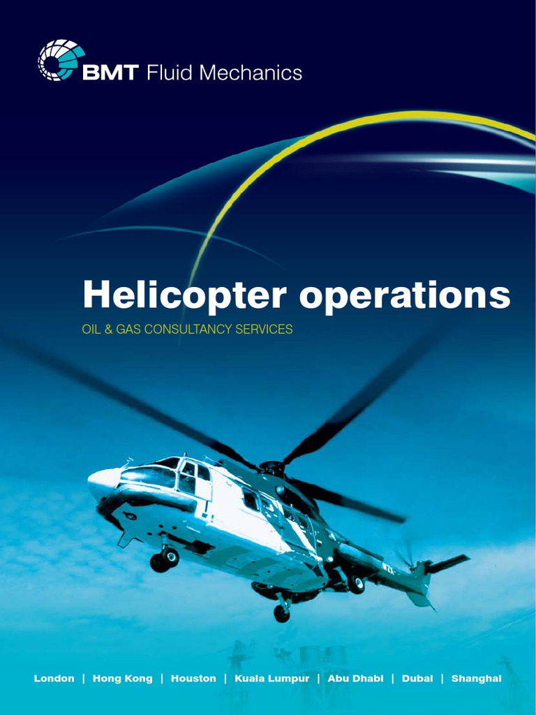 Offshore Helicopter Safety Assessments | PDF | Wind Tunnel | Exhaust Gas