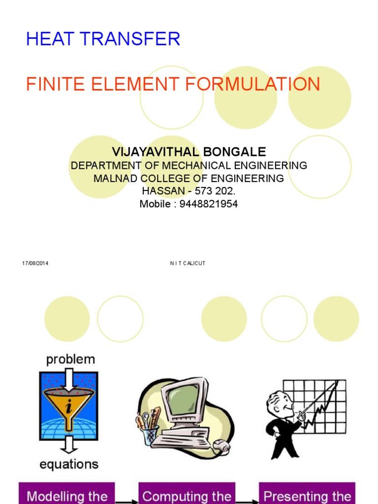 Finite Element Heat Transfer Formulation | PDF | Finite Element Method ...