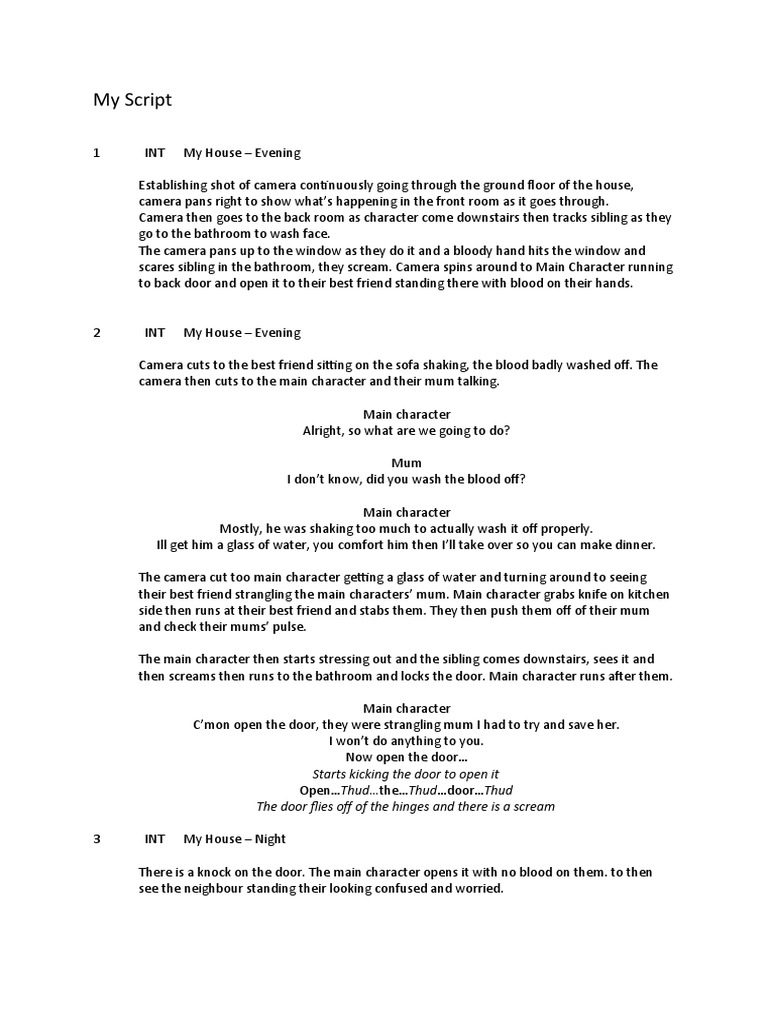 My Script | PDF