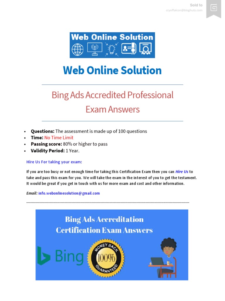 Bing Ads Exam Answer | Download Free PDF | Search Engine Optimization ...