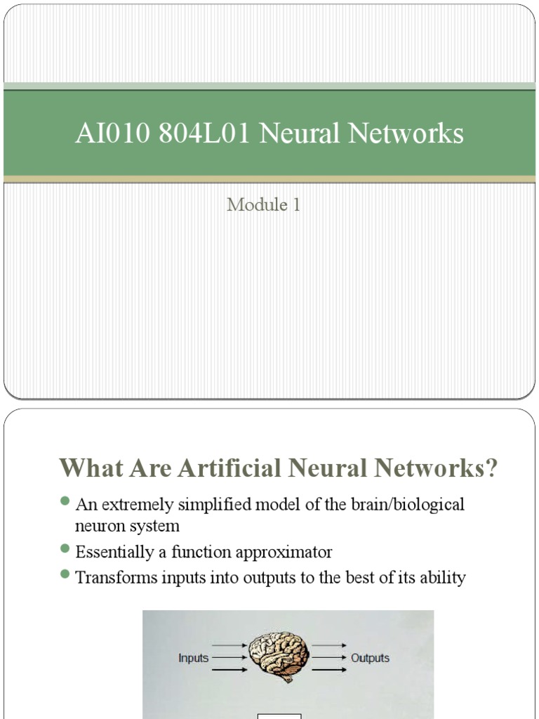 Understanding Artificial Neural Networks: A Guide to Neural Network Architectures, Learning ...
