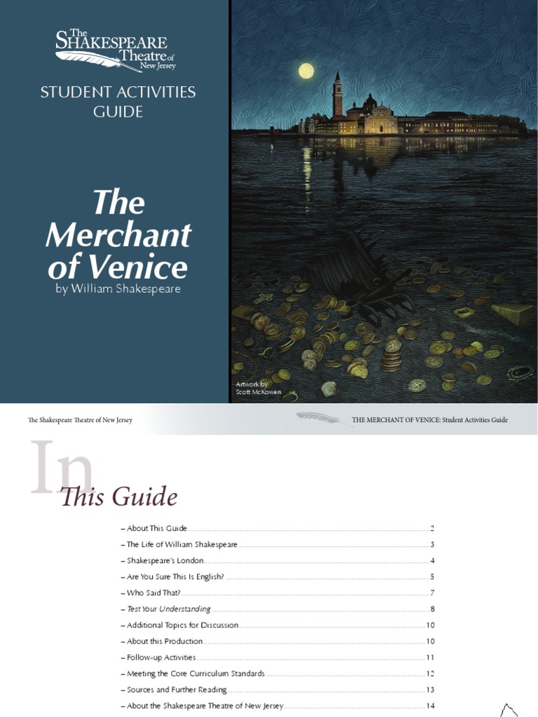 MERCHANT Classroom Activities Guide FINAL | PDF | The Merchant Of ...
