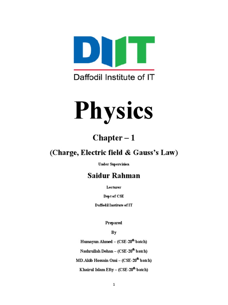 Physics Chapter 1 PDF | PDF | Series And Parallel Circuits | Capacitor