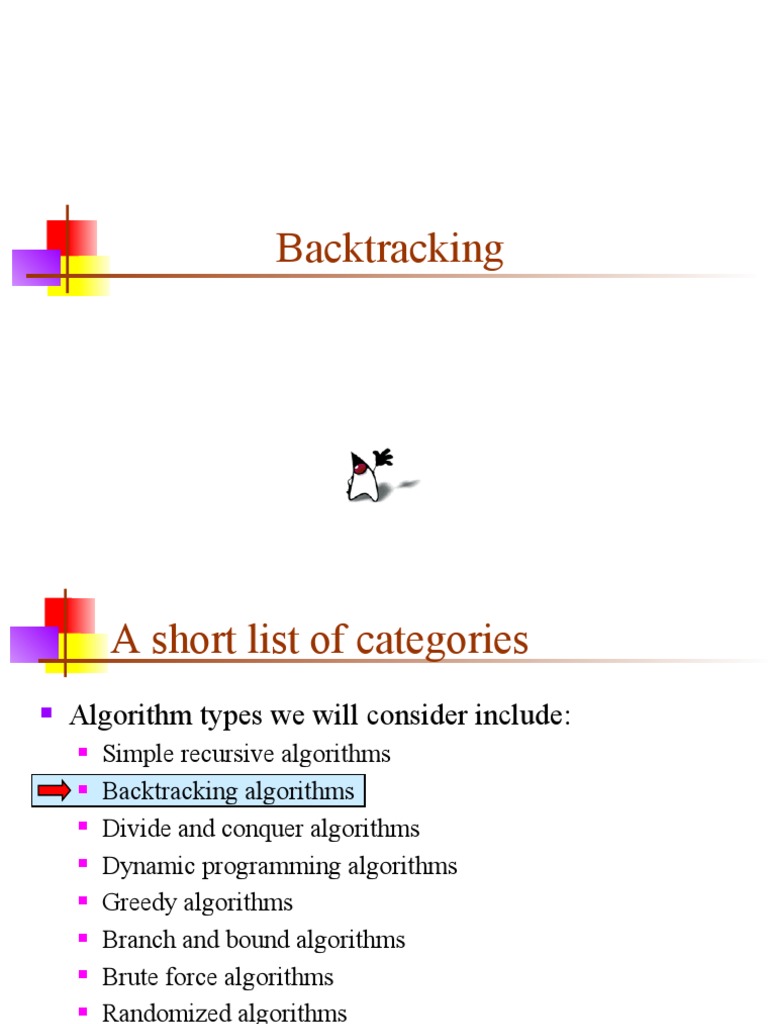 35 Backtracking | PDF | Algorithms And Data Structures | Theoretical ... 35 Backtracking | PDF | Algorithms And Data Structures | Theoretical ...