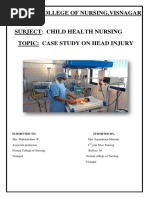 Case Study On RDS - Nicu | PDF | Nursing | Clinical Medicine