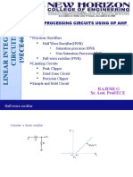 Precision Full Wave Rectifier Simulation | PDF | Amplifier | Operational Amplifier