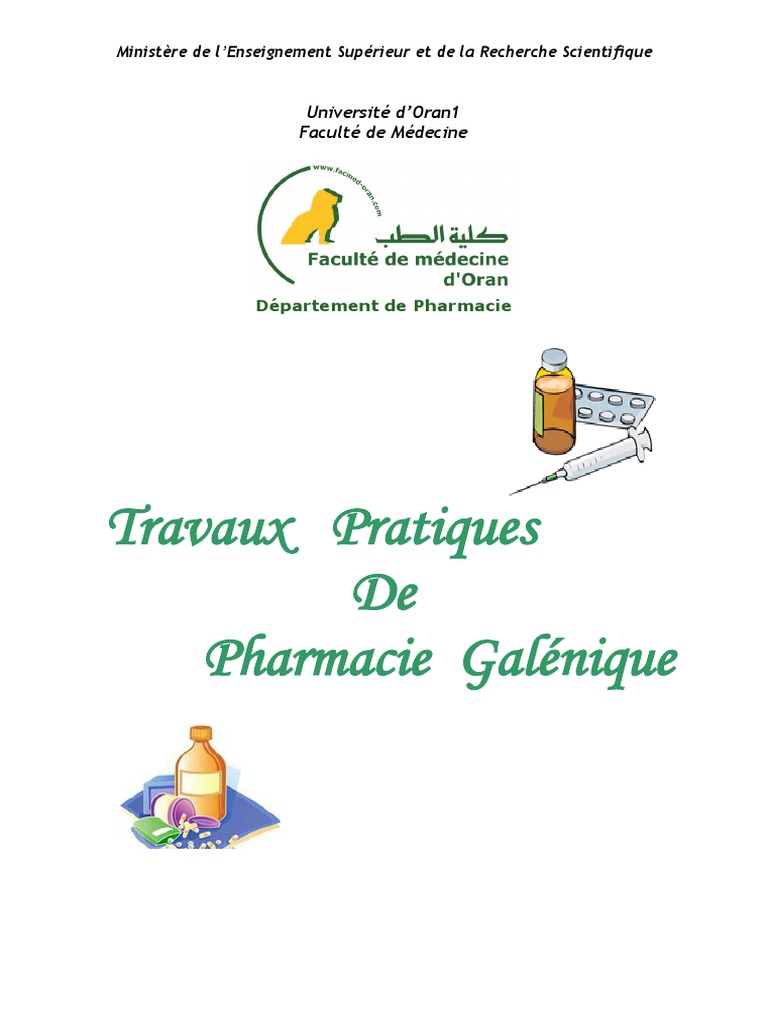 Page de Garde Polycope TP Étudiants | PDF | Sciences et mathématiques | Développement personnel