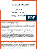 His First Flight Summary | PDF | Home & Garden | Science & Mathematics