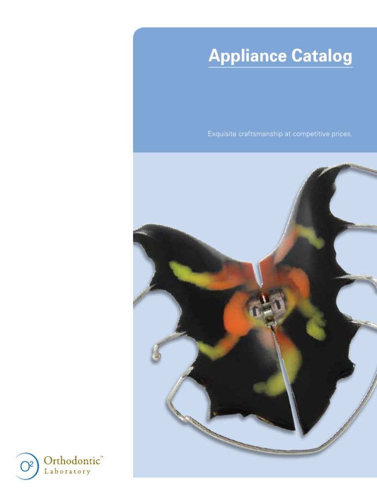 O2 Orthodontic Lab Catalog PDF | PDF | Orthodontics | Medical Diagnosis