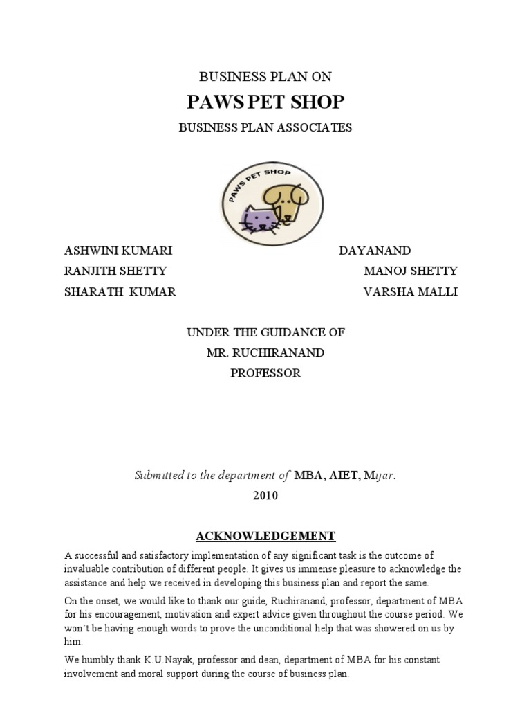Pet Report | PDF | Pet | Retail