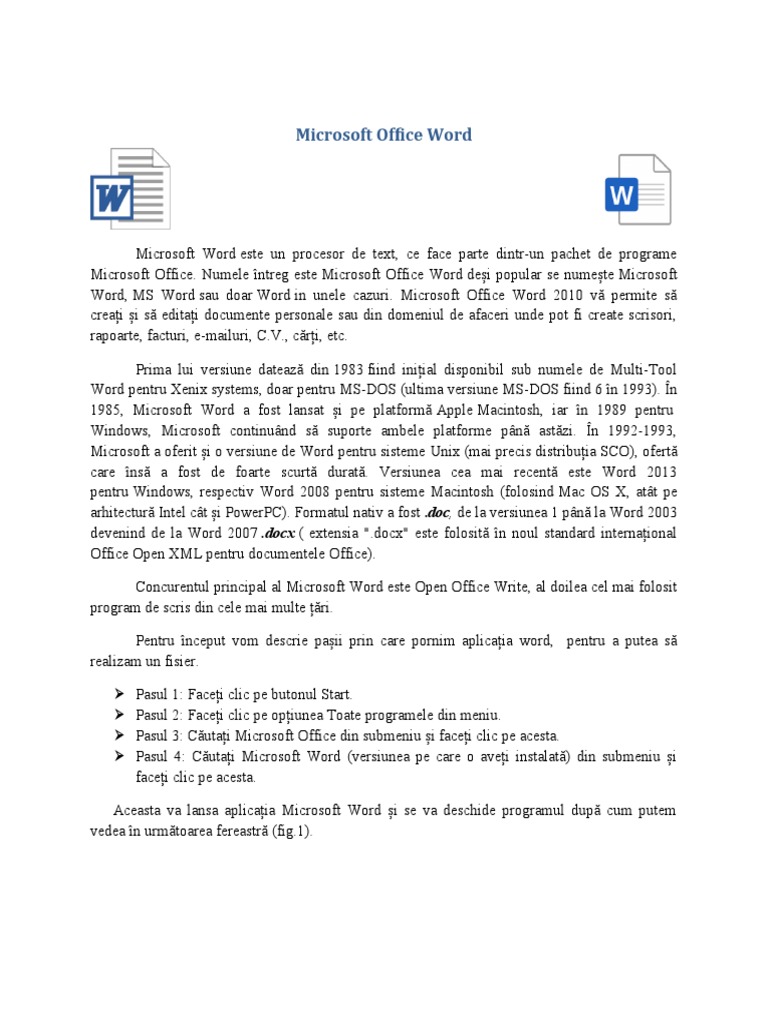 Microsoft Office Word - Tutorial | PDF