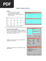 Minitab Session Commands: Appendix | PDF | Command Line Interface | Statistics