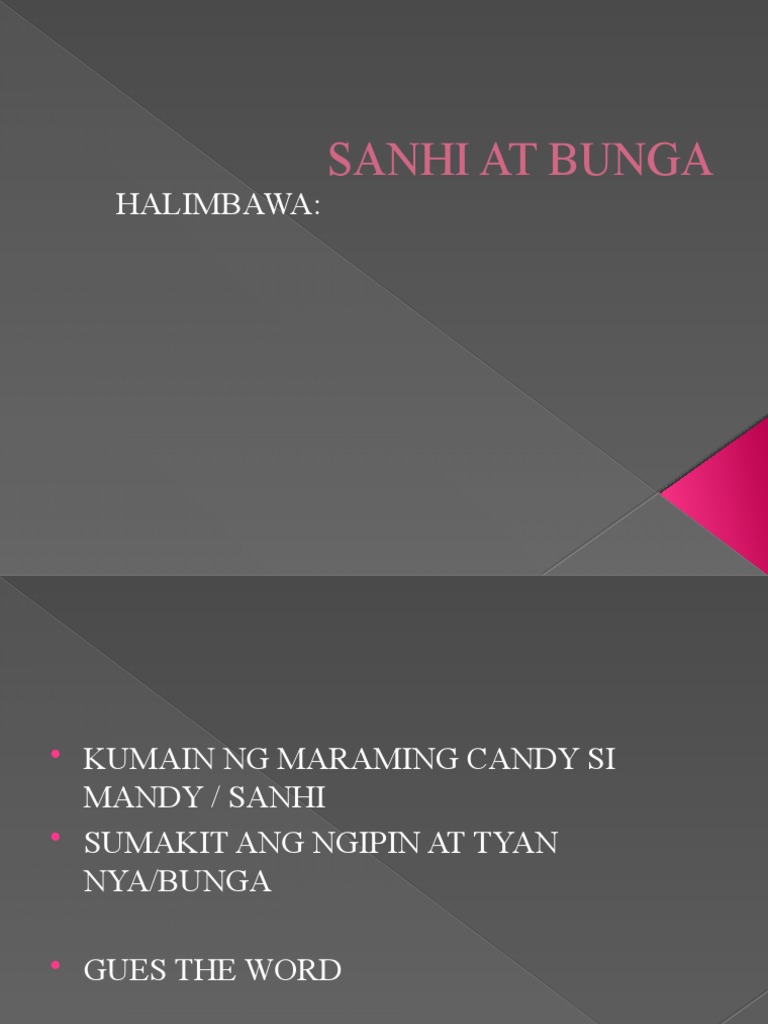 Sanhi at Bunga | PDF