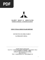 Structural Design Basis Report | PDF | Concrete | Framing (Construction)