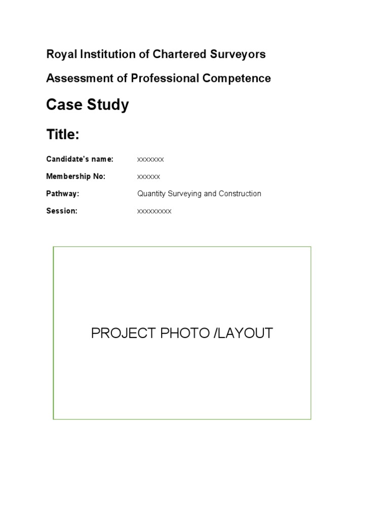 Case Study - RICS | PDF