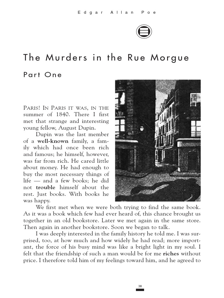 The Murders in The Rue Morgue | PDF | The Murders In The Rue Morgue
