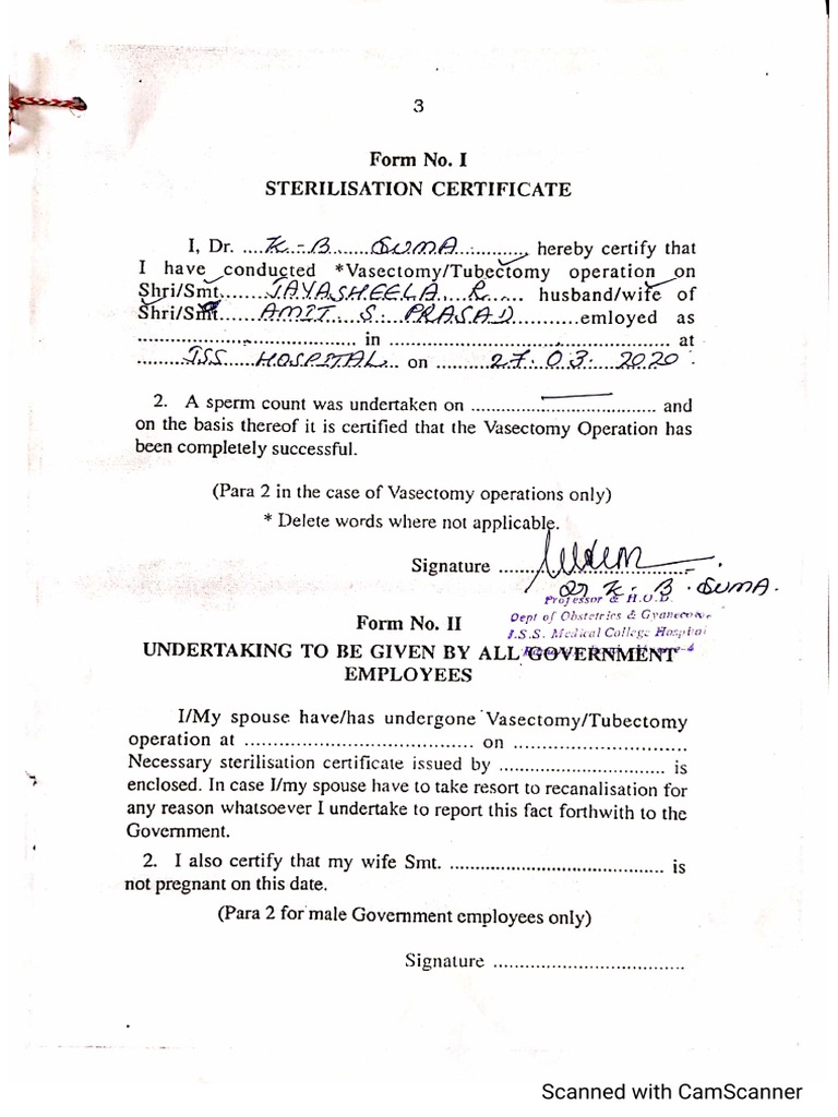 SFN Form - 1 PDF | PDF